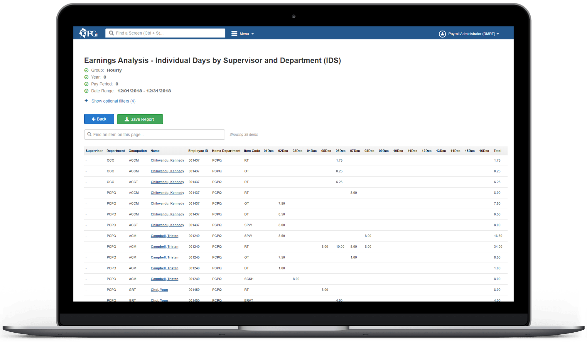 Reporting - PGi | Payroll, HR, Time & Attendance and Scheduling Software