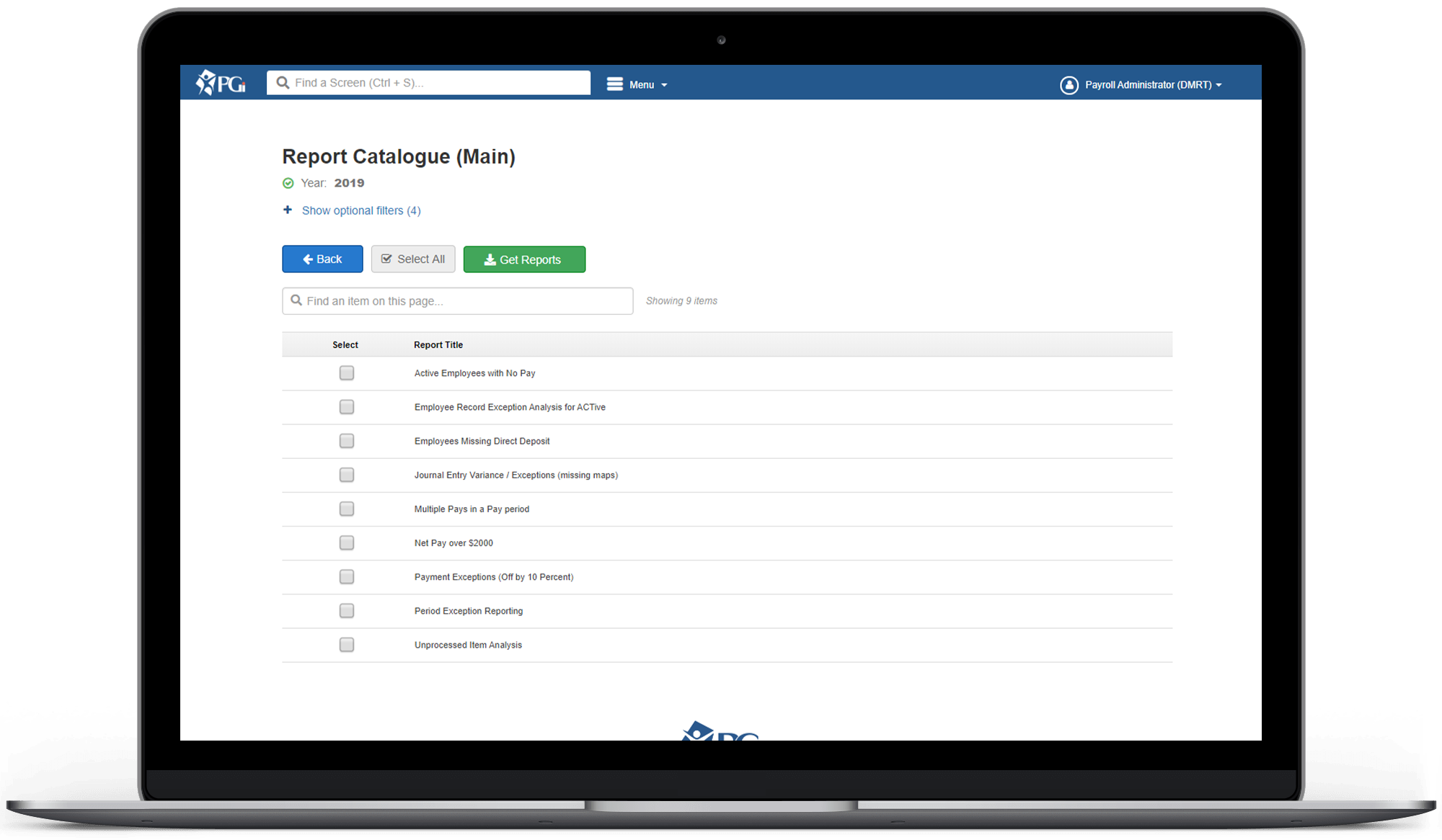Reporting - PGi | Payroll, HR, Time & Attendance and Scheduling Software